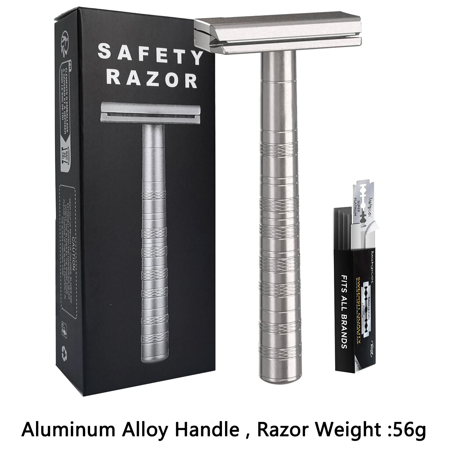 Прецизионная бритва с двойным лезвием Angle Safe Aluminum Alloy