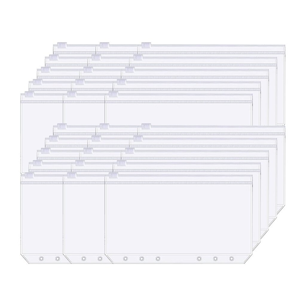 12/15/30 Шт 5 Карманов для Переплета A6 Бюджетные Конверты Денежные Конверты Денежный мешок