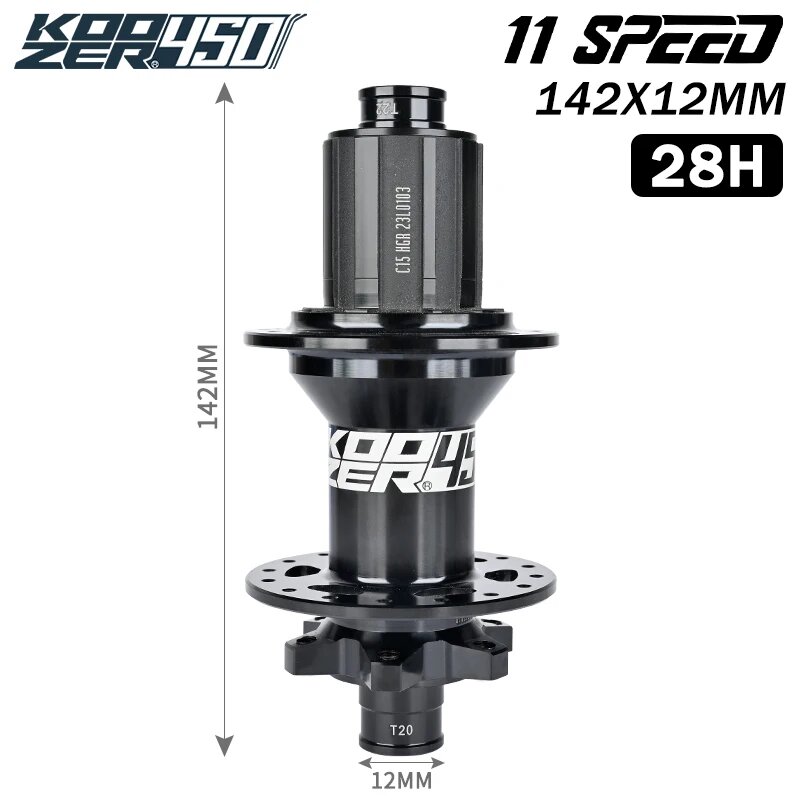 Задний Втулка KOOZER 450 28/32 Отверстия 142x12 28H HGR