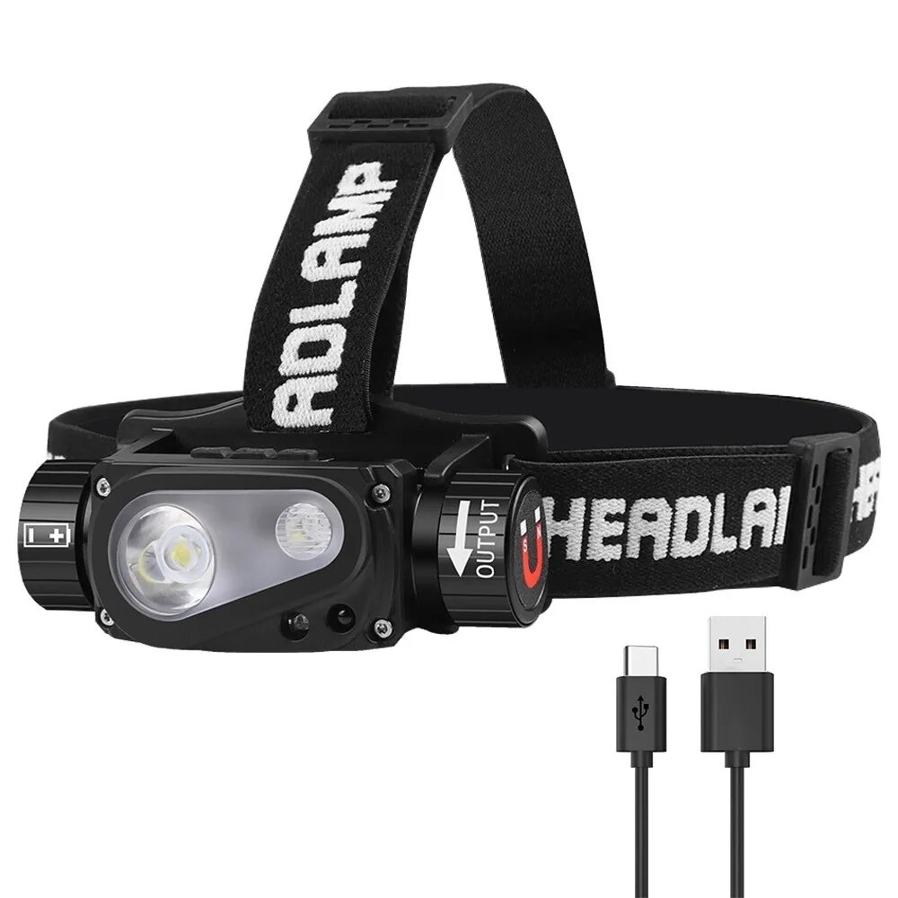 BORUiT налобный фонарь XHP50 1000LM No Battery