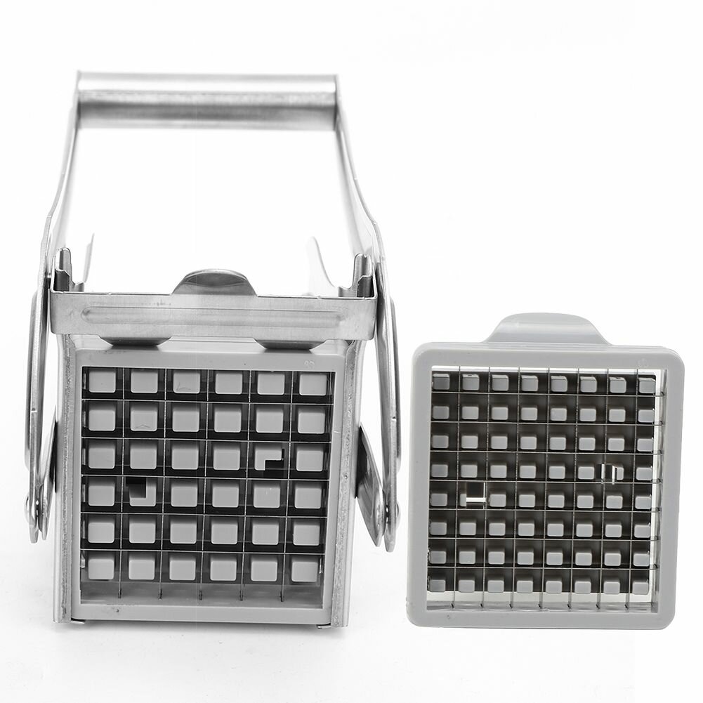 Резак для картофеля фри из нержавеющей стали, овощерезка, измельчитель для кухни, простая домашняя машина для приготовления картофеля фри