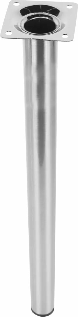 Ножка круглая 400х30 мм сталь максимальная нагрузка 30 кг цвет никель