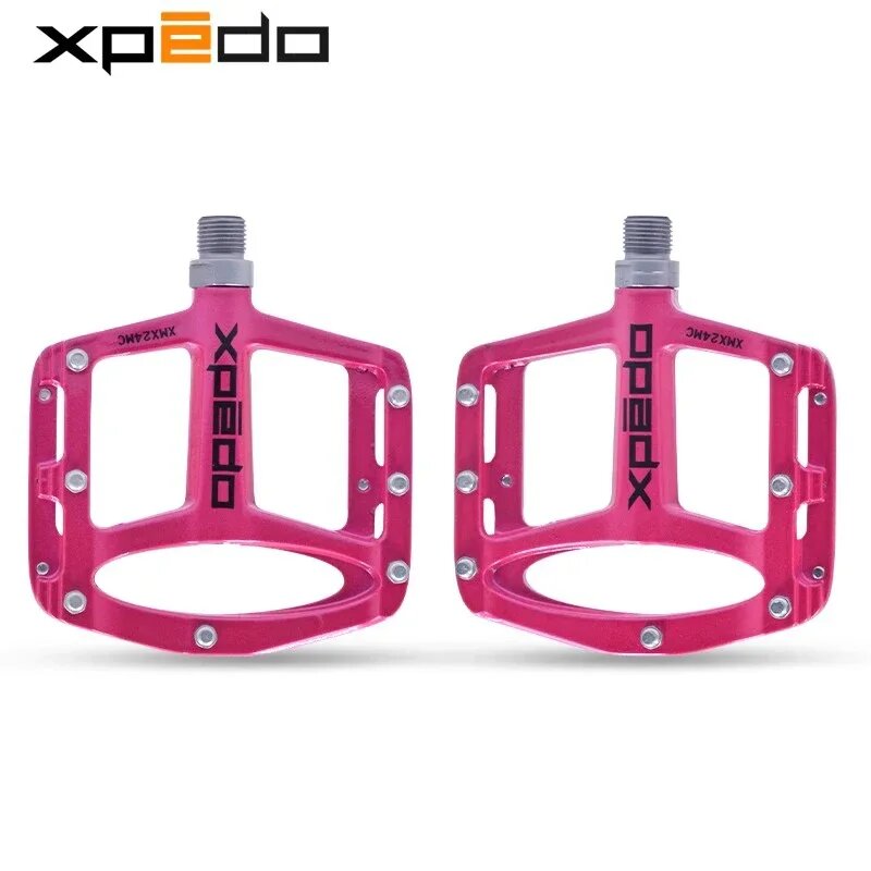 Велосипедные педали XPEDO XMX24MC Wellgo Розовый, Pink
