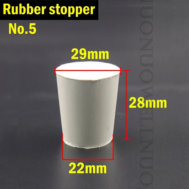 Резиновые пробки белые 20pcs, No.5