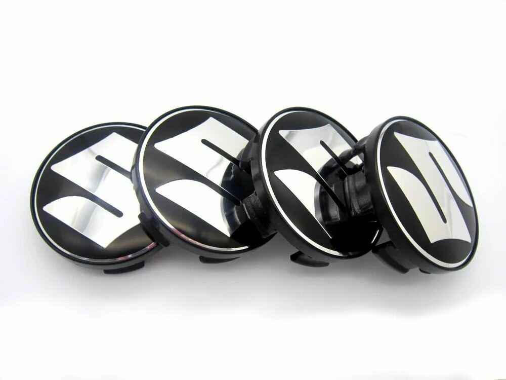 Колпачки заглушки на литые диски СКАД Сузуки 56/51/12 мм, 4 шт.