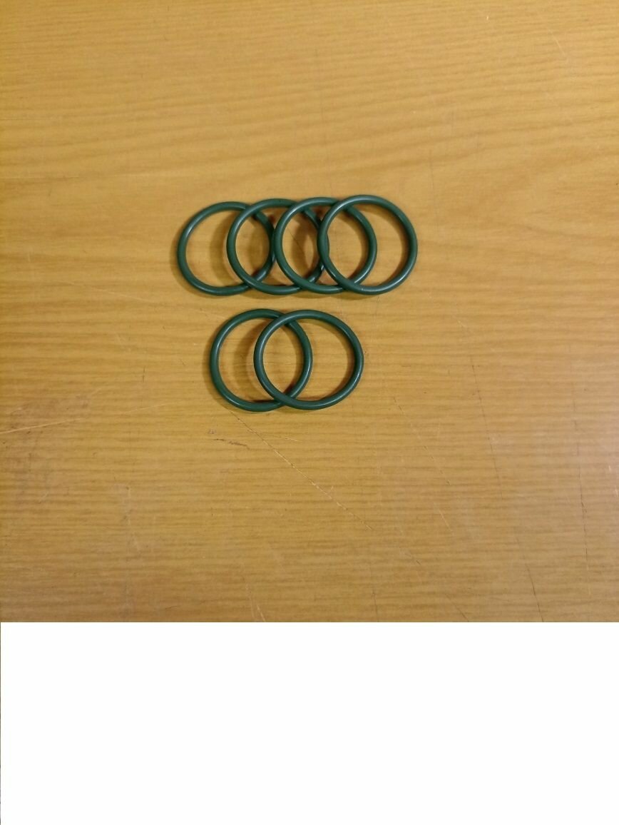 175.1111166-01 Кольцо упл. секции ТНВД 135, 175, 185 (язрти) зеленое 6 шт