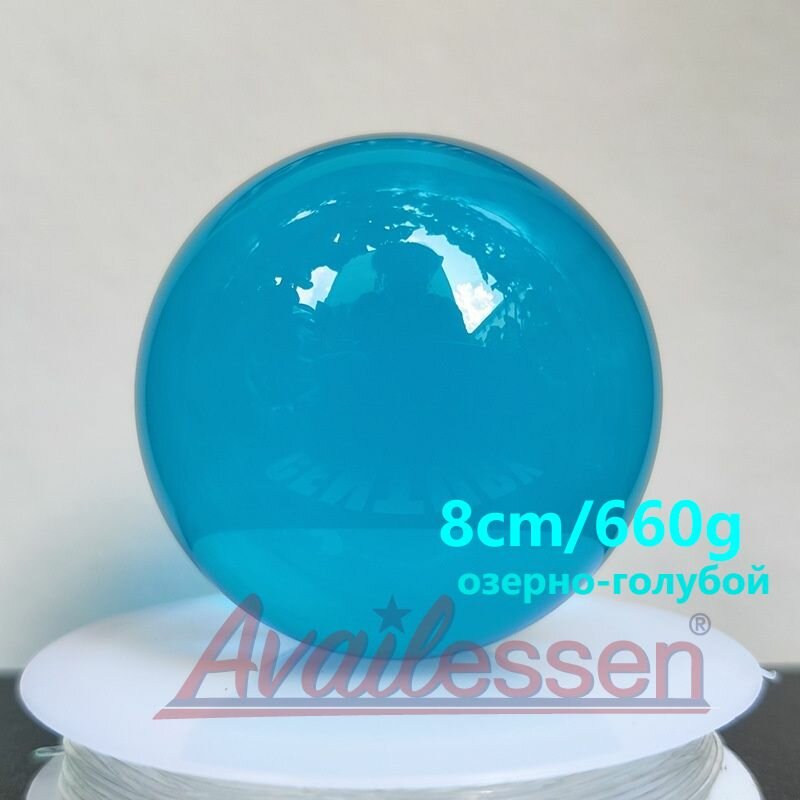 8CM озерно-голубой Реквизит для гадания на хрустальном шаре/стеклянный шар- перевертыш