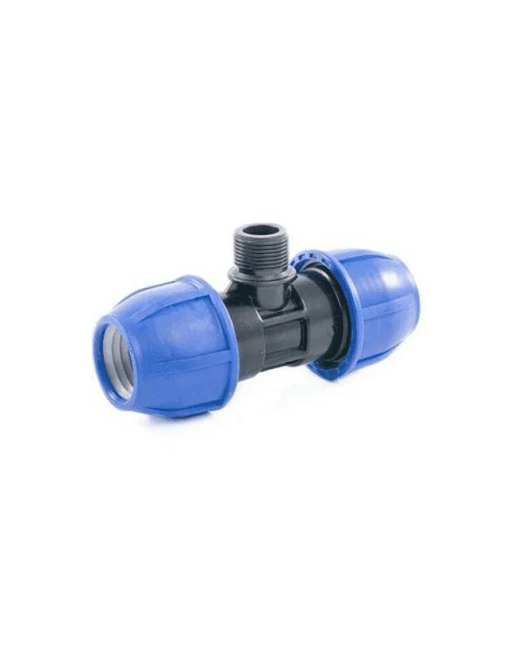 Тройник компрессионная ПЭ Дн 25х1/2"х25 НР Ру16 VALFEX 1210022501225