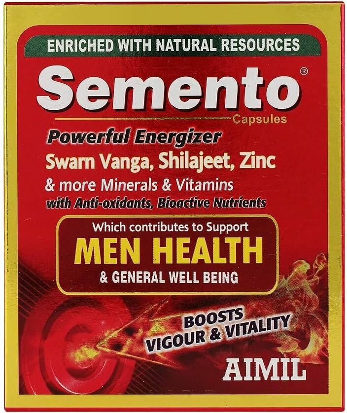 Сементо Аимил при простатите, повышение либидо, для качества семени Semento Aimil 40 шт.