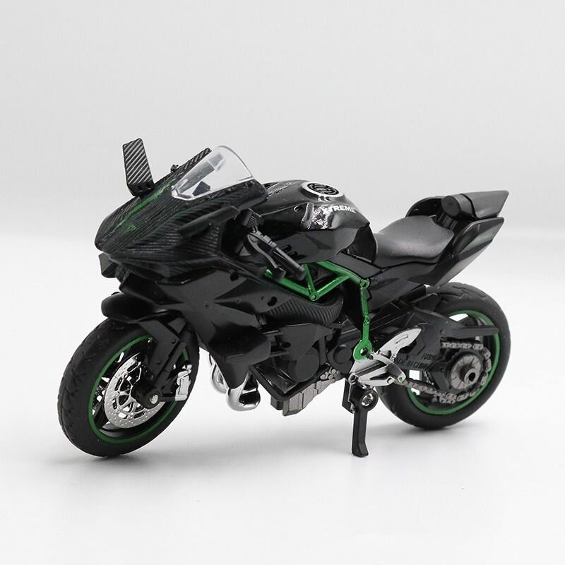 Модель мотоцикла Kawasaki(черный)