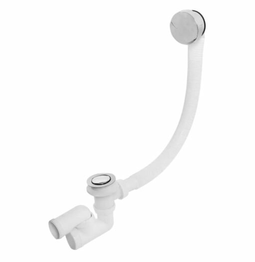 Сифон для ванны Equation с выпуском полуавтомат с ревизией