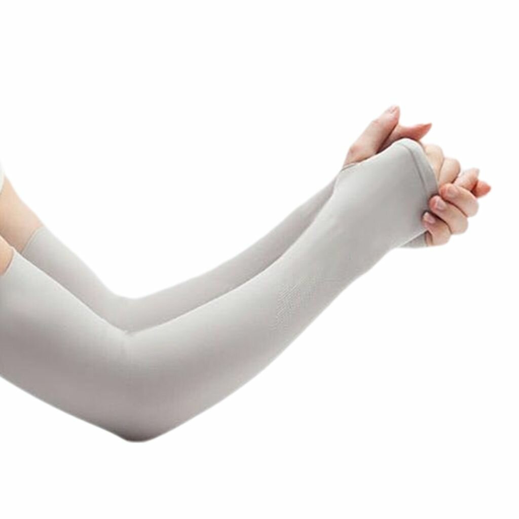 Защитные рукава с перчатками от солнца, Серый