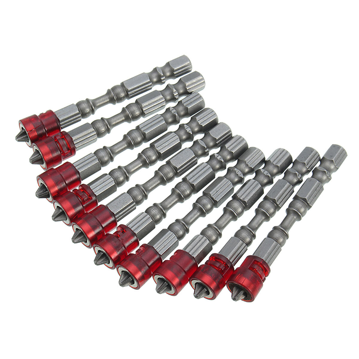 Инструмент 10 шт. 65 мм Магнитная отвертка Биты для гипсокартона Отвертка Биты Ph2 Phillips Отвертка Бита 1/4