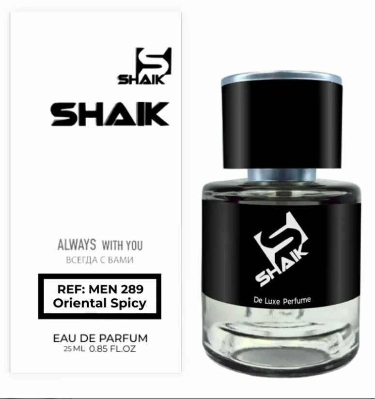 Парфюмерная вода Shaik № 289, 25 мл мужские