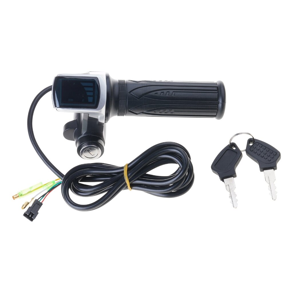 Электрический велосипед 36V48V60V поворотная ручка-36V электрическая ручка поворота ключа дисплея