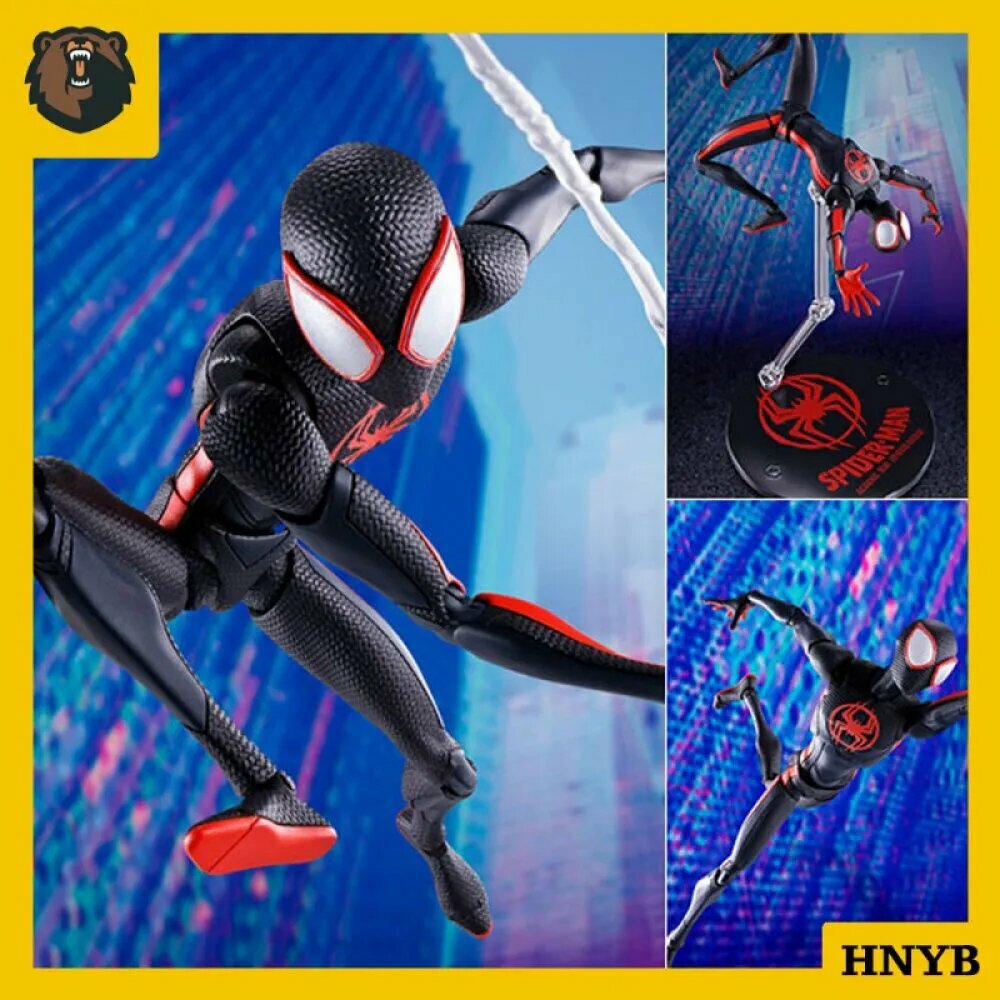 Фигурка Человек-Паук Майлз Моралес / SPIDER-MAN : Into The Spider-Verse Miles Morales SHF 15 см