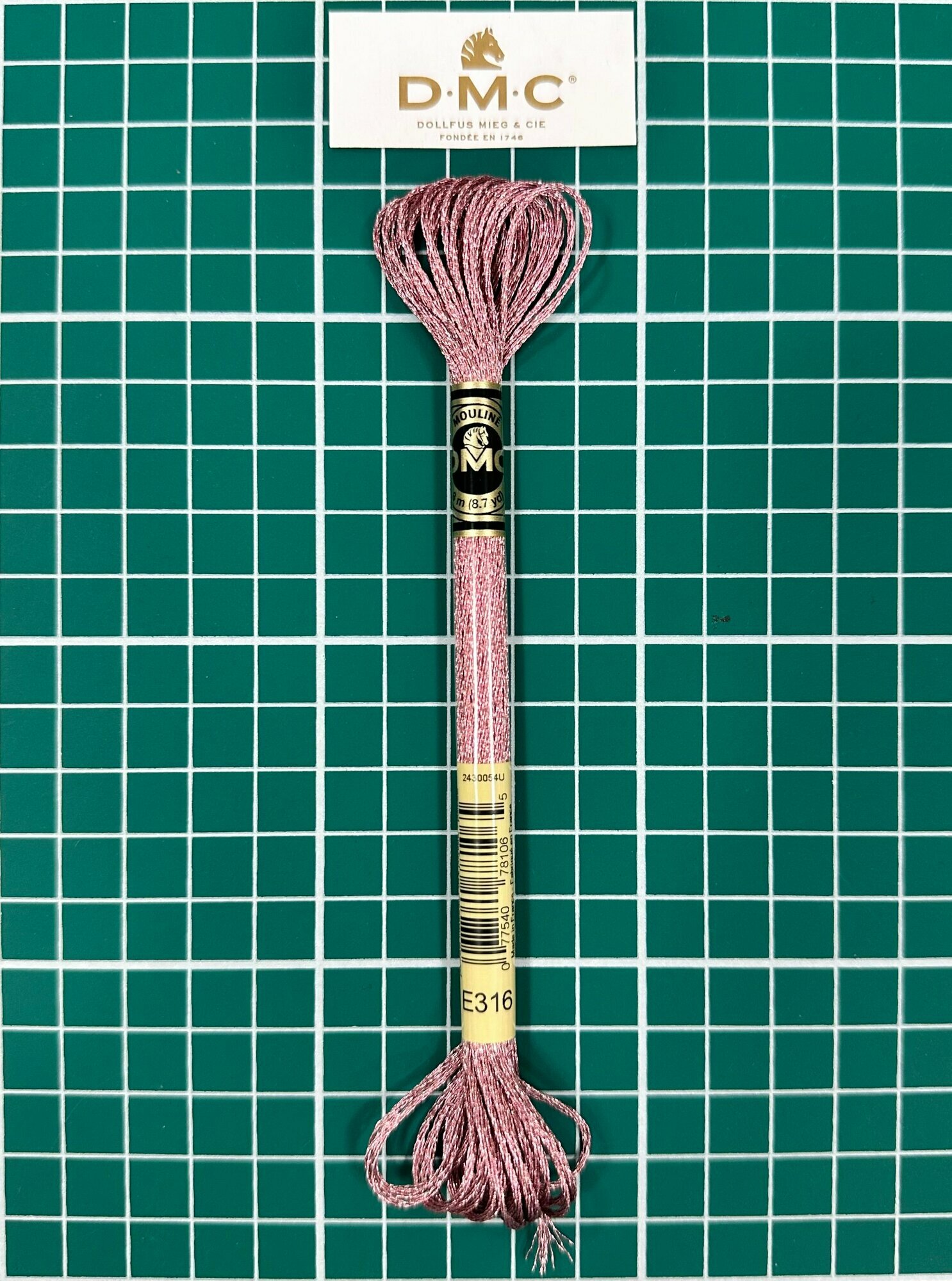 DMC Light Effects (Металлик), col: E316, Мулине
