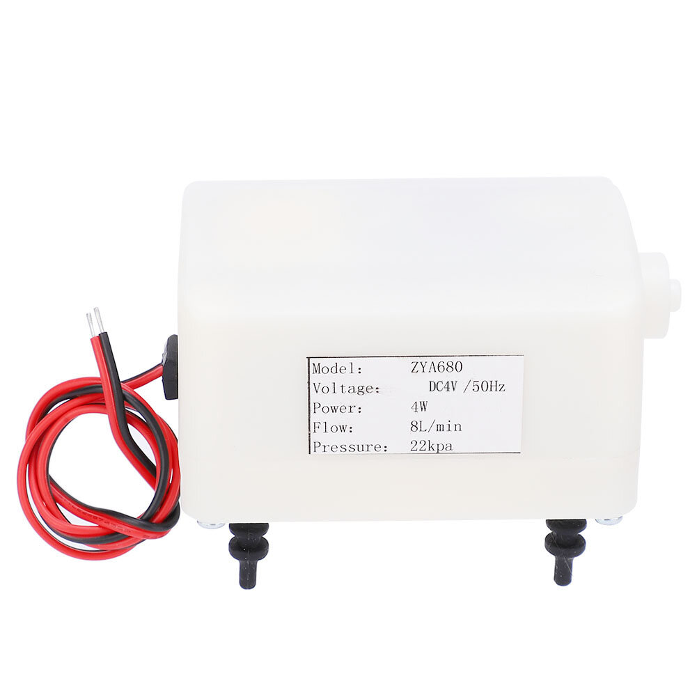 Мини-воздушный насос Ultra Mute 4W 6-8 л/мин электрический насос 15-25 кПа переменного тока постоянного тока 4 В портативный высокоэффективный воздушный компрессор