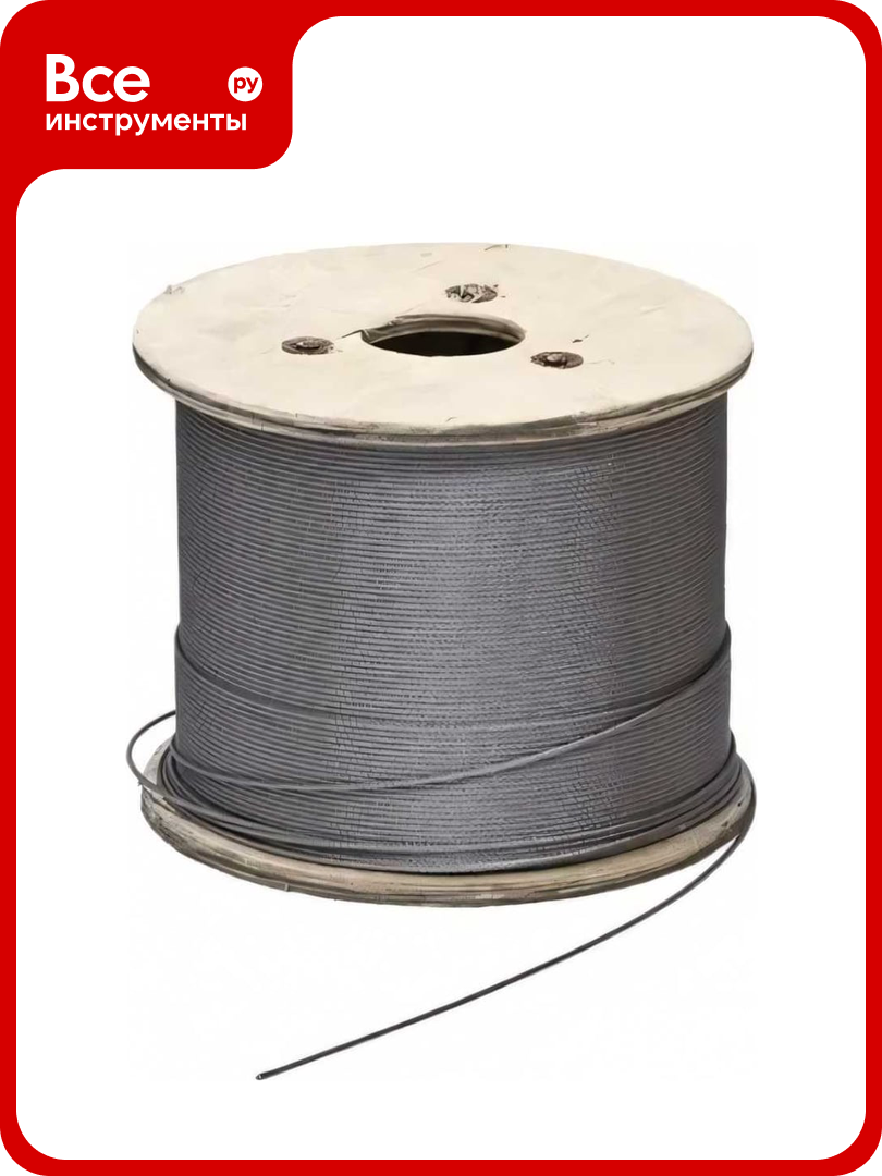 Трос Доброга DIN 3055, М5, 100 м ЦБ-00023146