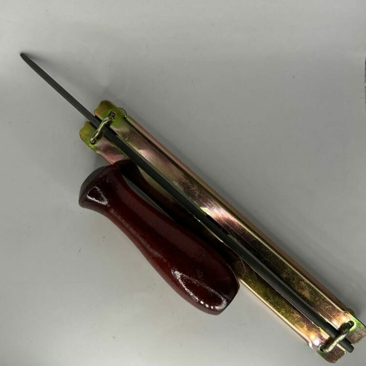 Шаблон точной заточки 4,0мм обойма напильника с разметочной планкой бензопил REZER RFG 70504