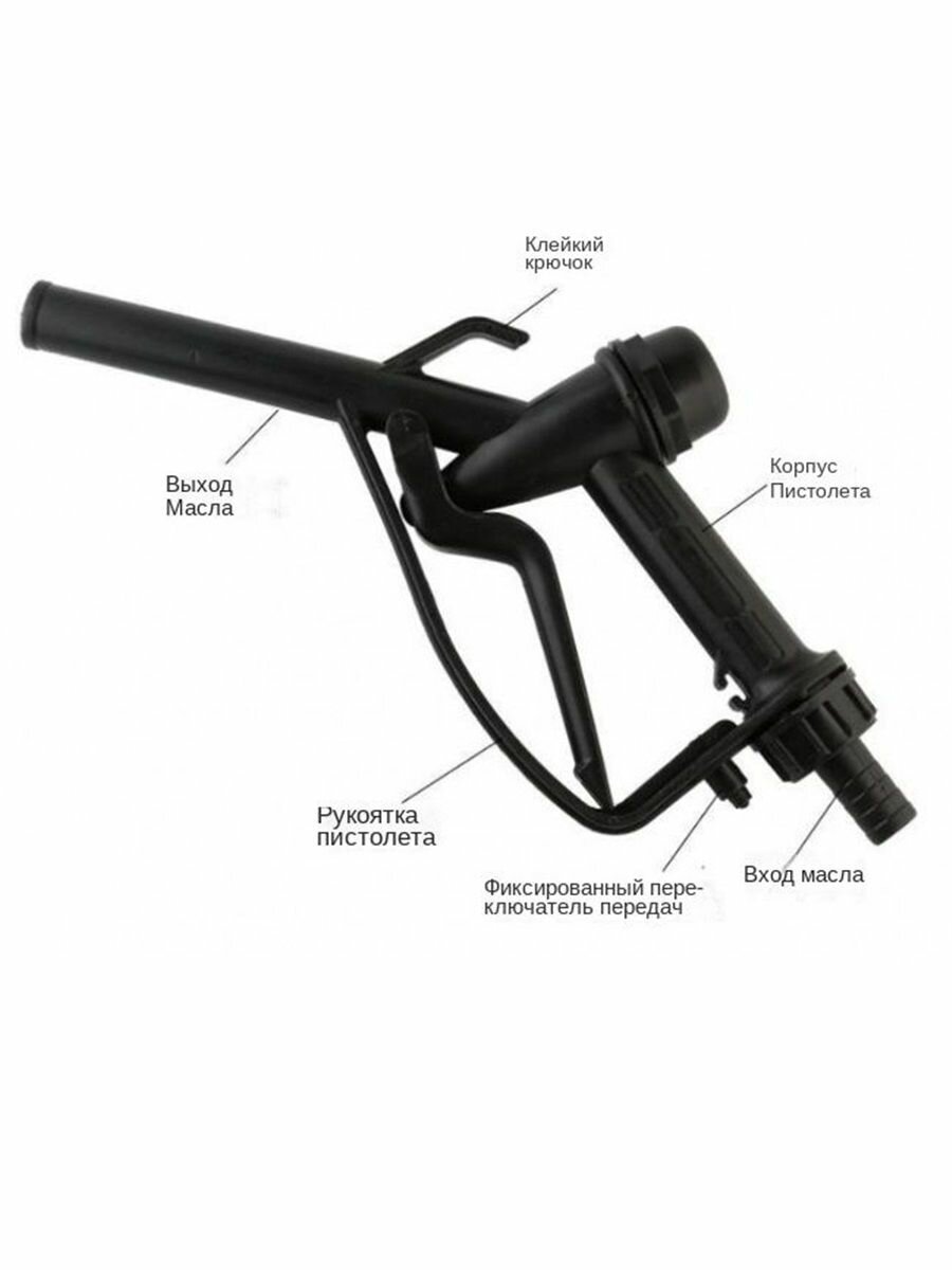 SZ-20 Пистолет для заправки метанола, этанола, мочевины, коррозионностойкий, черный