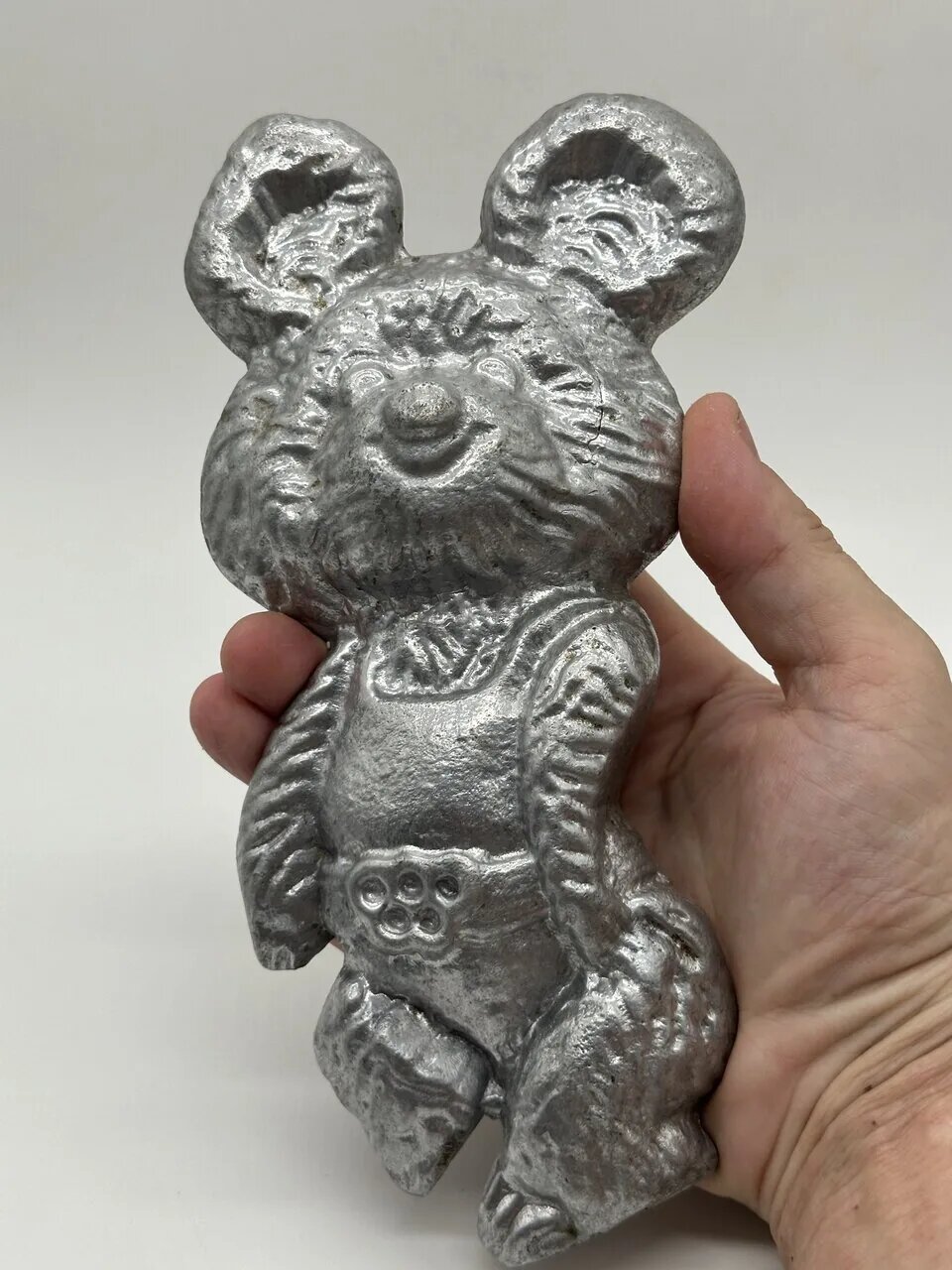 Олимпийский мишка 80 год СССР литой