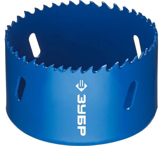 Биметаллическая коронка ЗУБР Эксперт 76 мм, быстрорежущая сталь 29531-076_z01