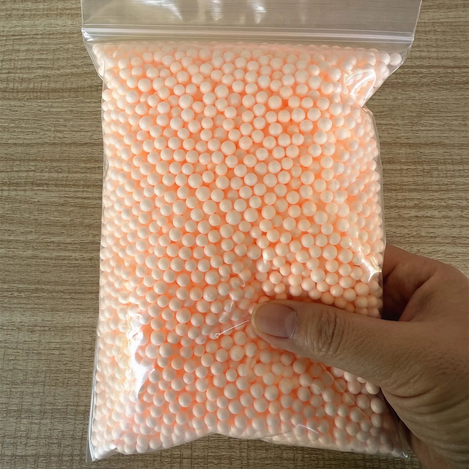 Пенополистироловые шарики для слайма 15г 4-6мм C-15