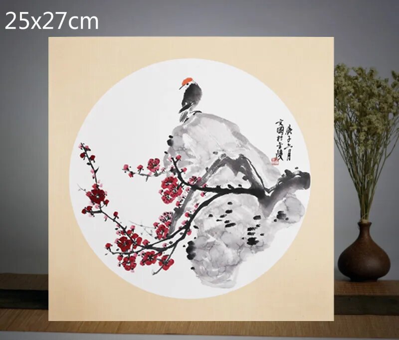 Бумажные карты suvtoper 001 для каллиграфии, 10 штук Белый, X Raw Xuan Paper