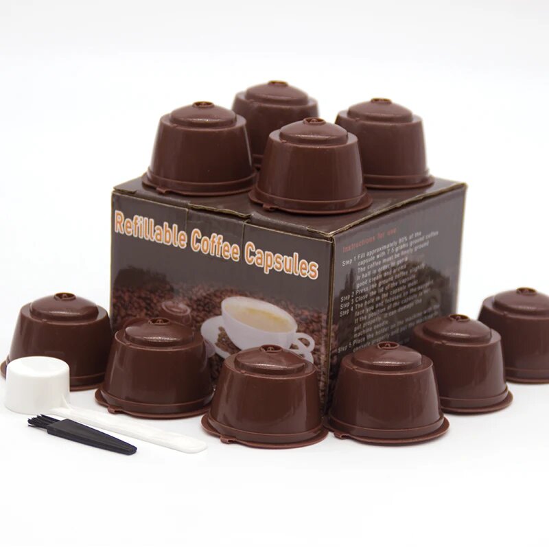 Многоразовые капсулы Dolce Gusto, brown-10pcs