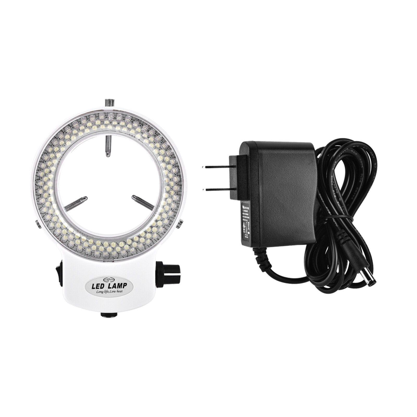 Микроскоп камера 144 Светодиодные бусинки. Регулируемая кольцевая лампа