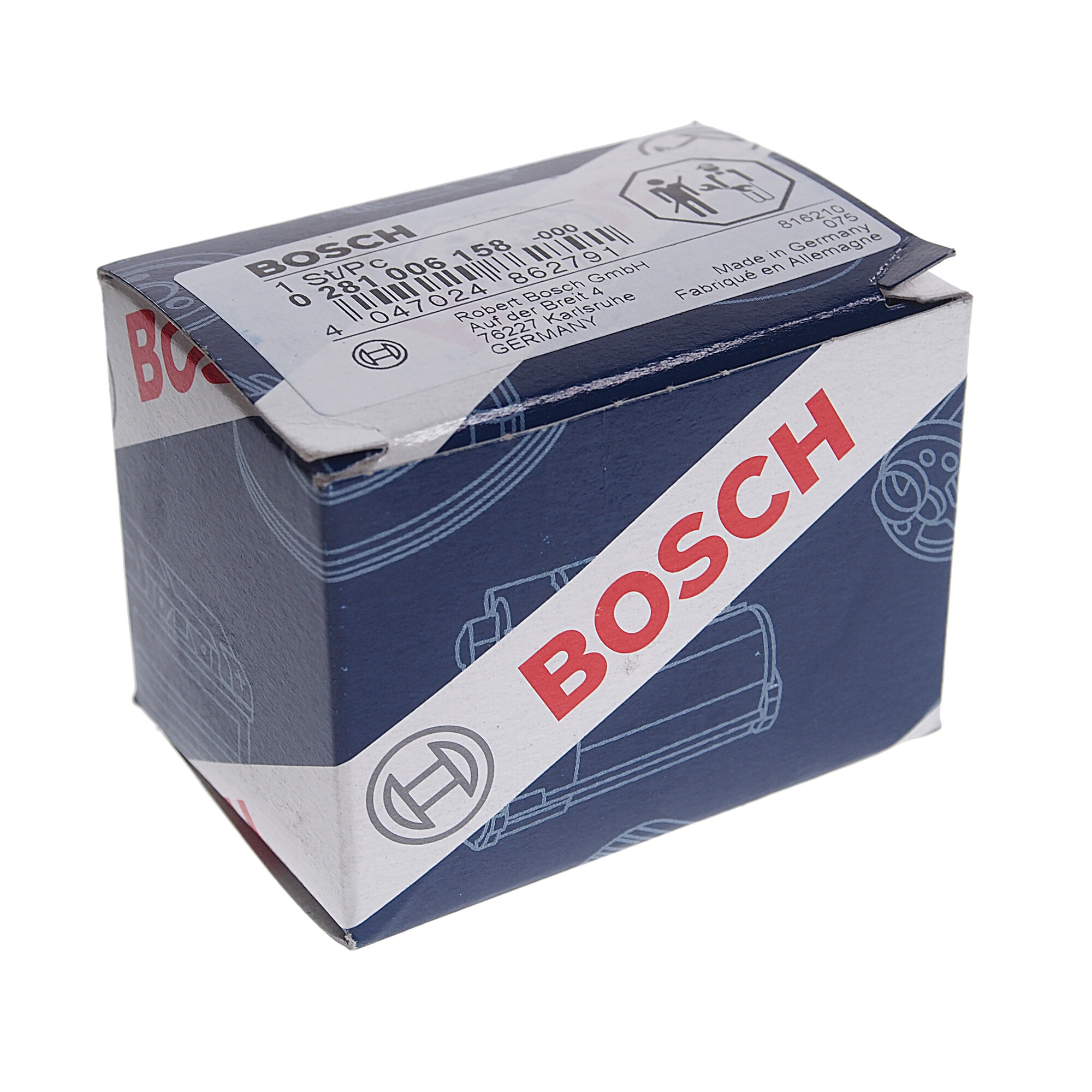 Датчик давления топлива Bosch Арт.0281006158 / FIAT Ducato (02-) — фото 1