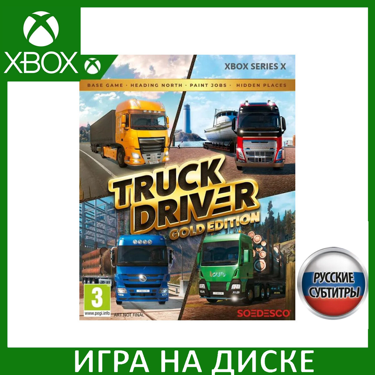 Игра Truck Driver Gold Edition Xbox Series X Русская Версия Диск на Xbox Series X