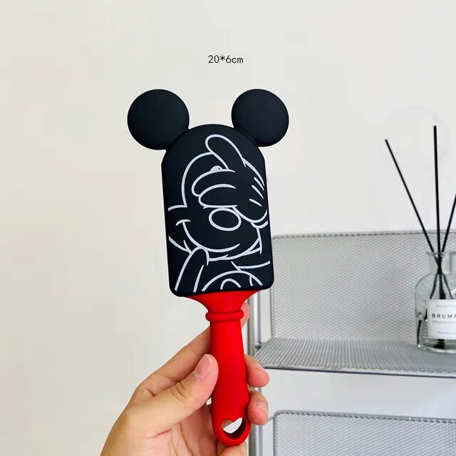 Фигурка Диснея в виде Микки Мауса, игрушка-расческа с воздушными шариками, кавайный Микки Маус, Минни-Бант, массажные щётки для ухода за волосами, заколки для волос