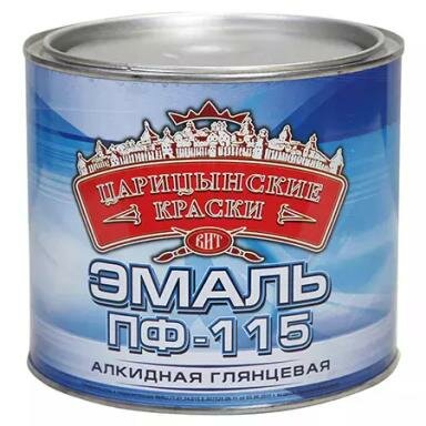 Эмаль Царицынские краски ПФ115 синяя, 2.7 кг, для наружных работ