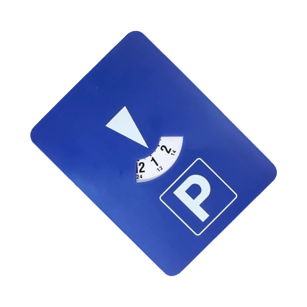 Синий Цифровой Парковочный Таймер с 24-Часовым Дисплеем Времени, Пластик, Таймер Электронный Парковочный Знак Таймер Часы Карта Таймера