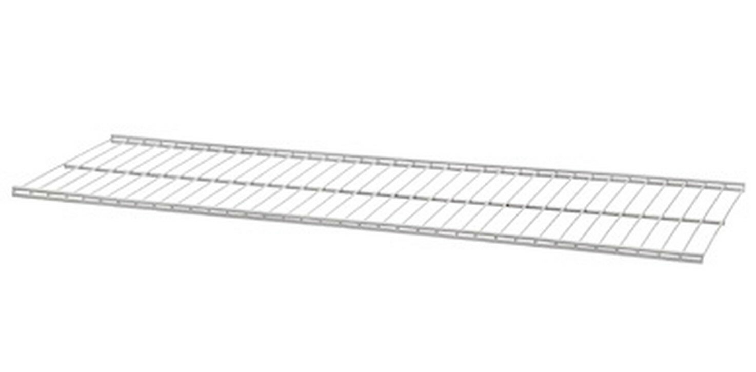 Полка для гардеробной Larvij L9993WH, сталь, 903x306x10 мм, максимальная нагрузка 40 кг
