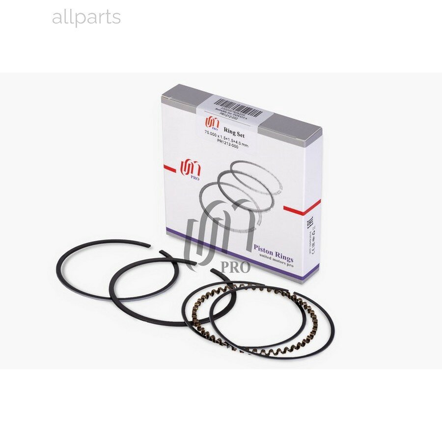 UMPRO PR1212000 Кольца поршневые STD Toyota 1G/1G-E D 75.0 STD 1.5-1.5-4.0 на 1 цил.
