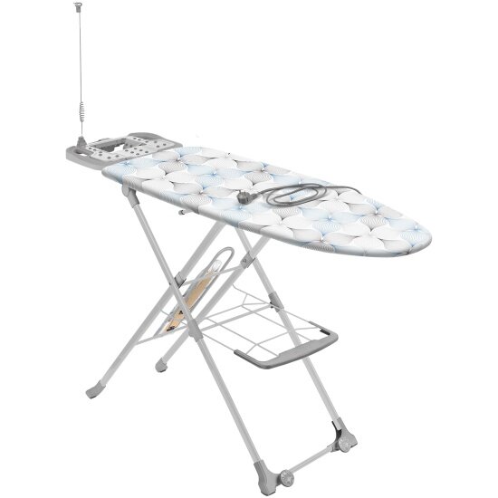 Гладильная доска Nika Haushalt AVRORA AVT1 123,5х46 см, тефлон, графичные цветы (AVT1/GF)
