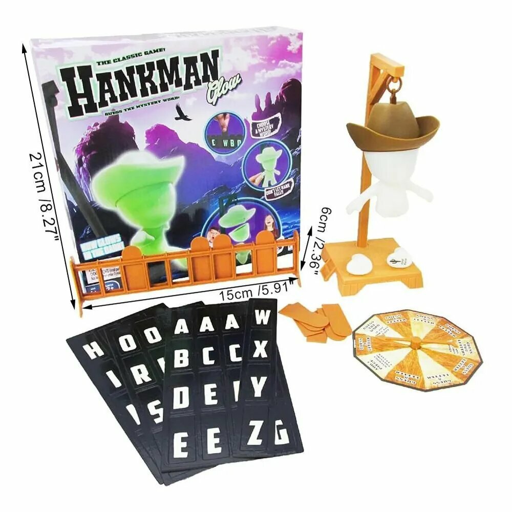 Magnetic Hangman Mystery Word Game, Игрушка-антистресс, Настольная игра для компании взрослых и детей