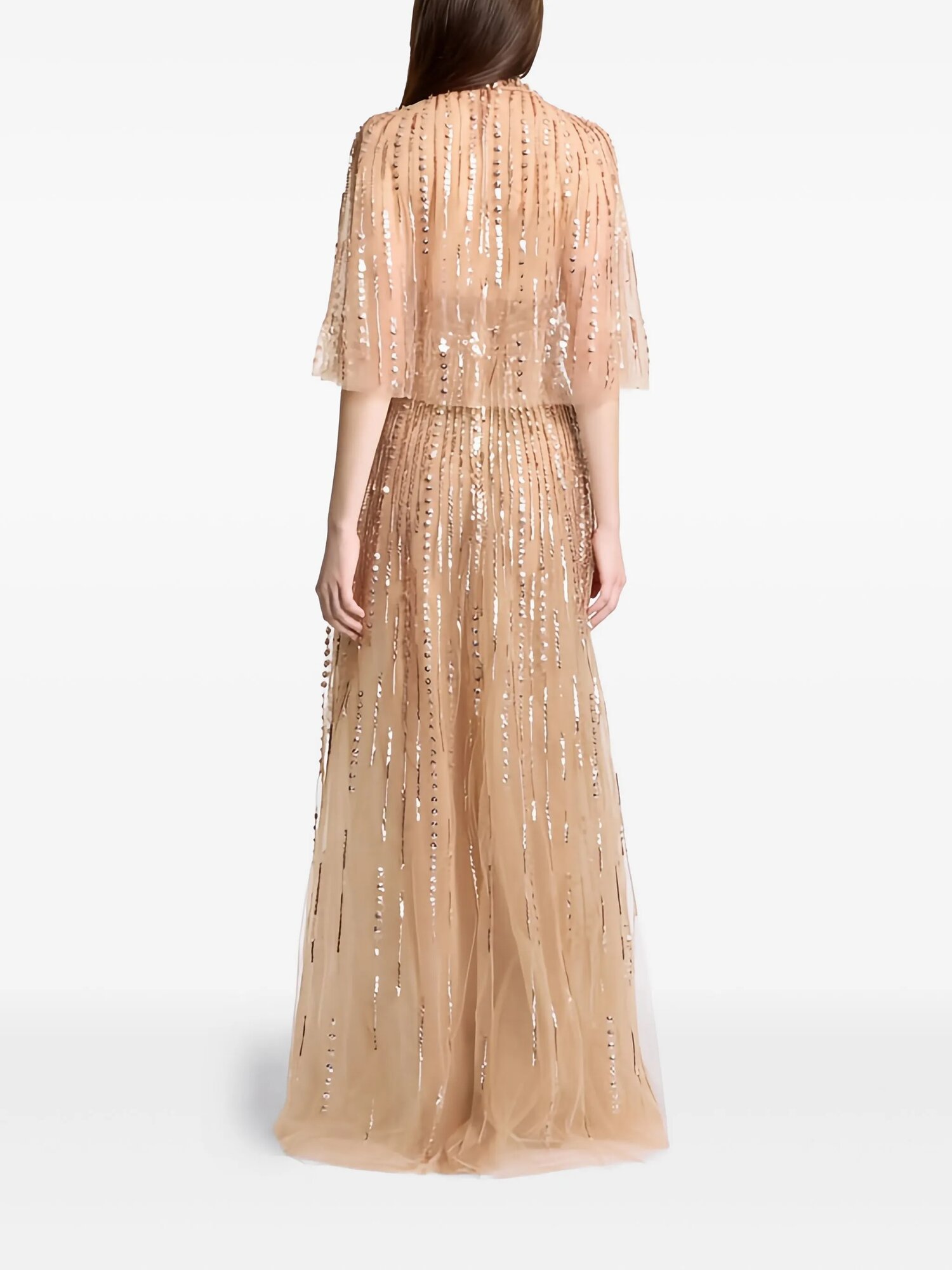 Накидка Elie Saab Beaded embroidered cape, размер 36, разноцветный — фото 1