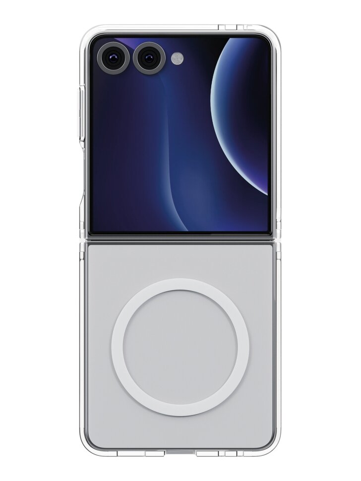 Uniq ударопрочный чехол c MagSafe для Galaxy Z Flip7, LifePro Xtreme Clear