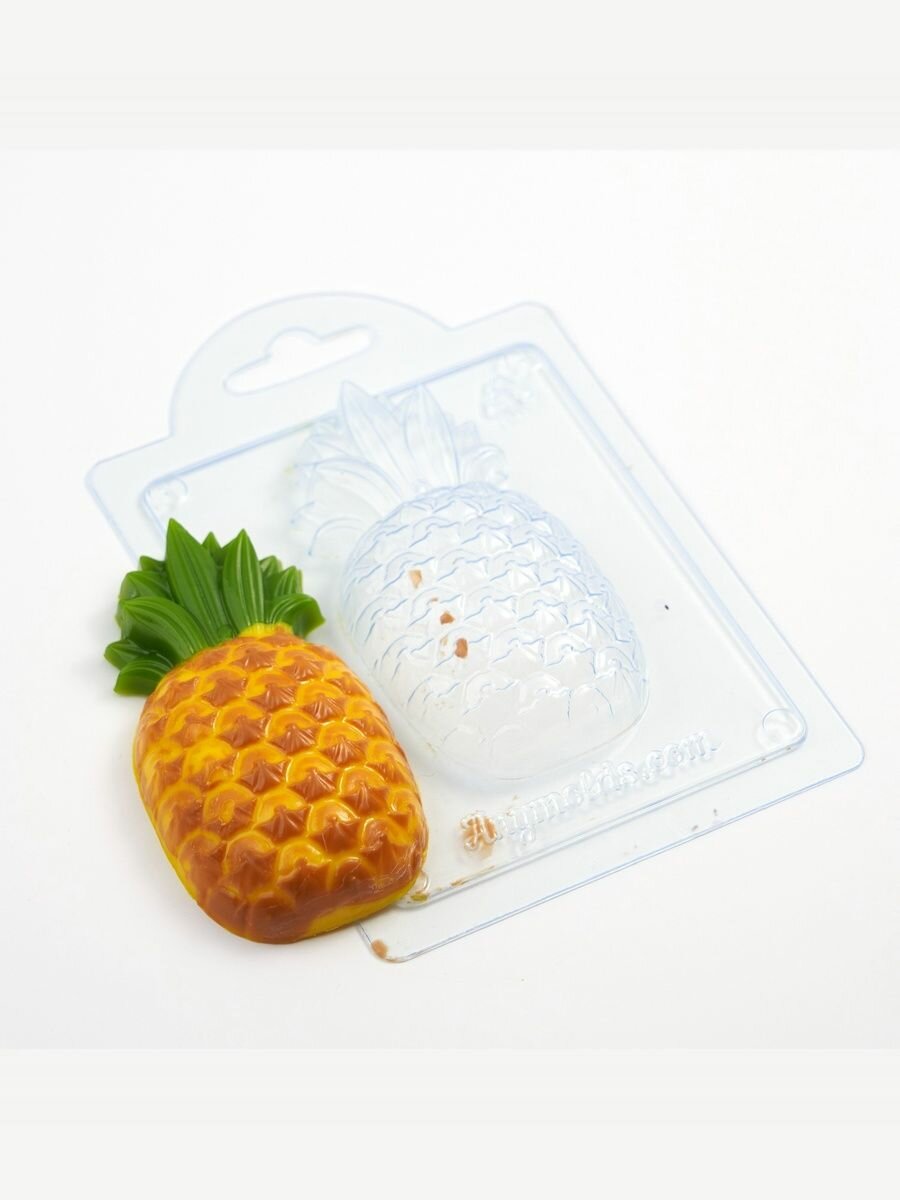 Ананас молд из толстого пластика для мыла, гипса, шоколада