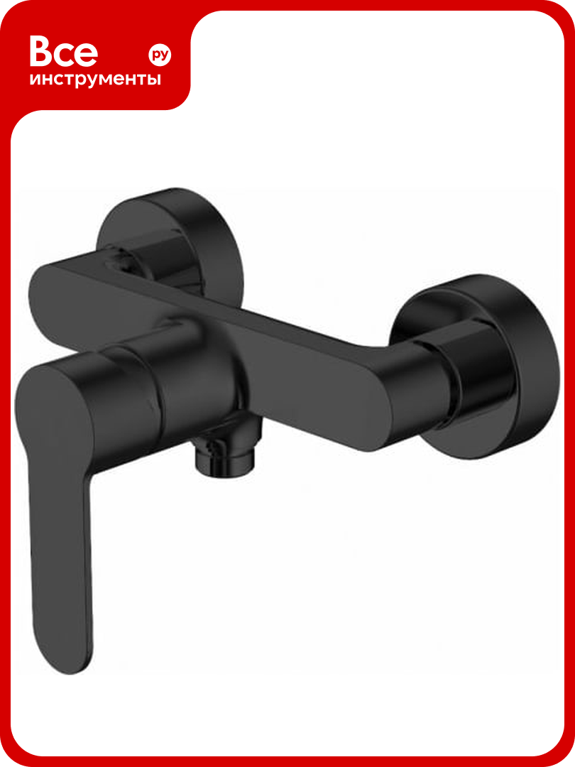 Смеситель для душа Aquanet AF300-30B Passion черный матовый 00243296