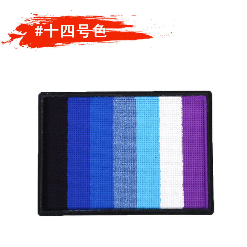 Детская раскраска "Лицо", 50г, радужная полоска