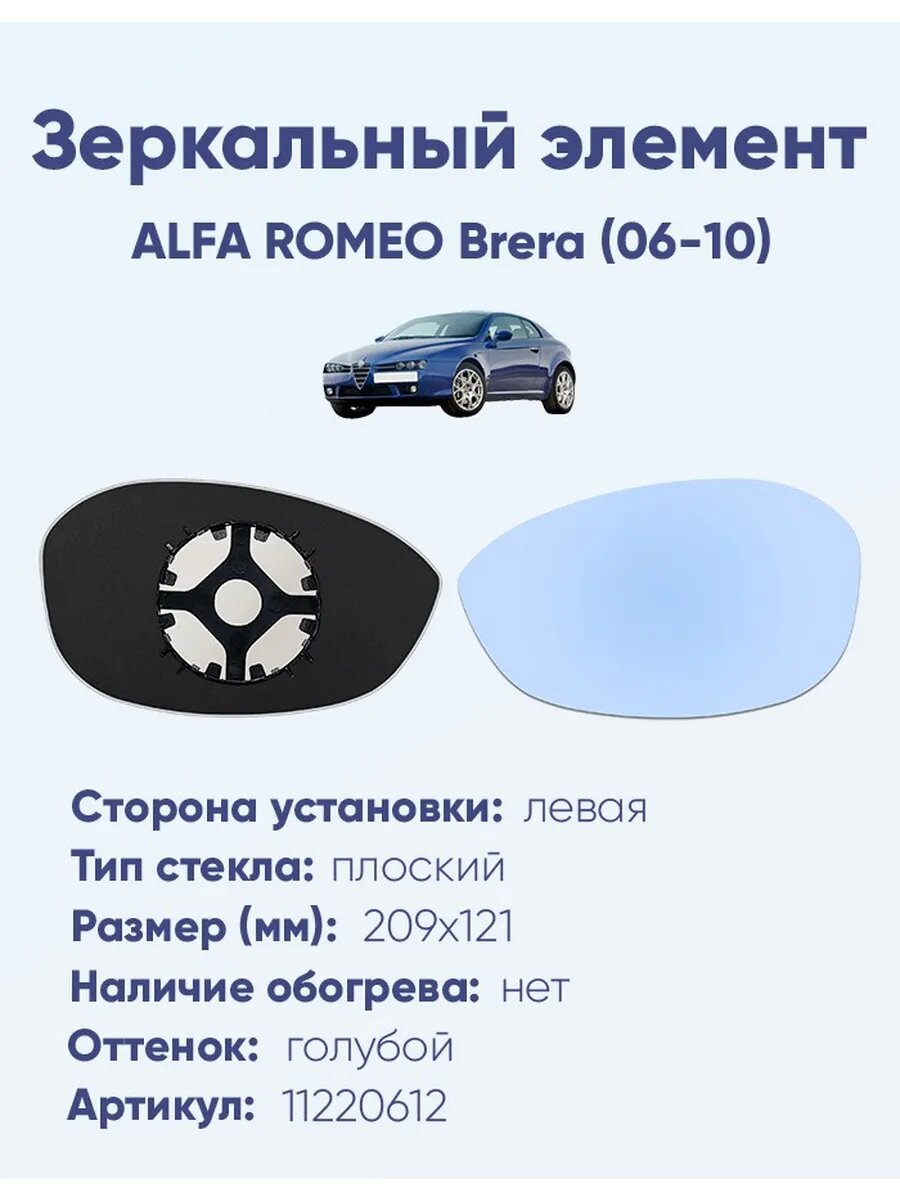 Зеркало ALFA ROMEO Brera (06-10) 11220612