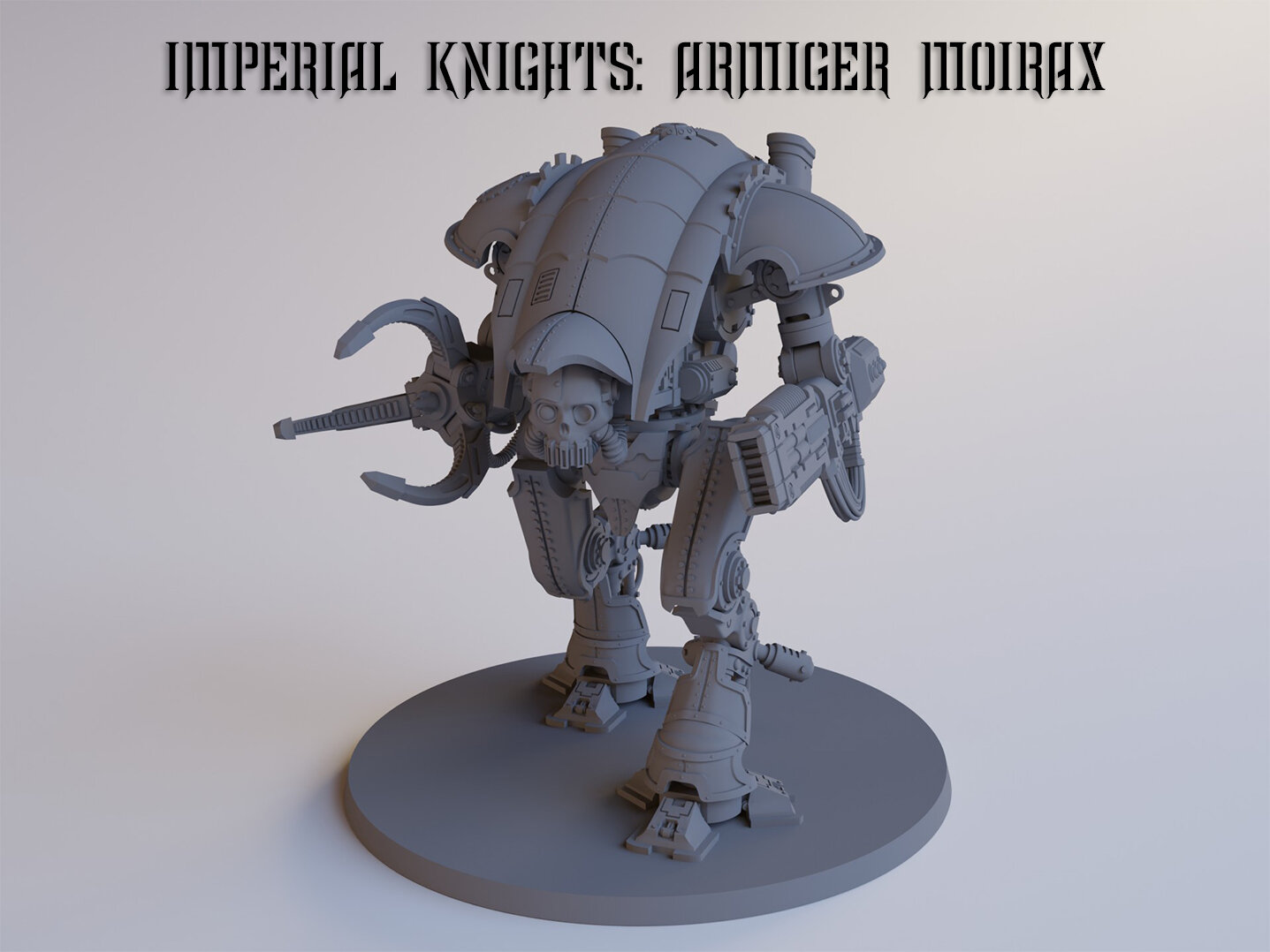 Imperial knights: Armiger Moirax/ Армигер Моиракс оруженосец Имперских рыцарей / Warhammer 40000 (Вархаммер 40000)