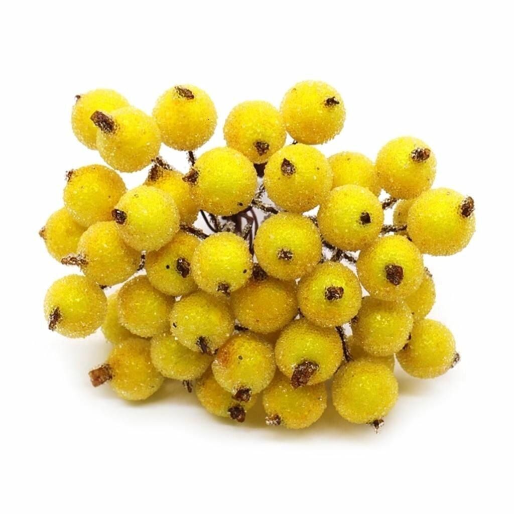 Имитация фруктового инея из пенопласта-желтый