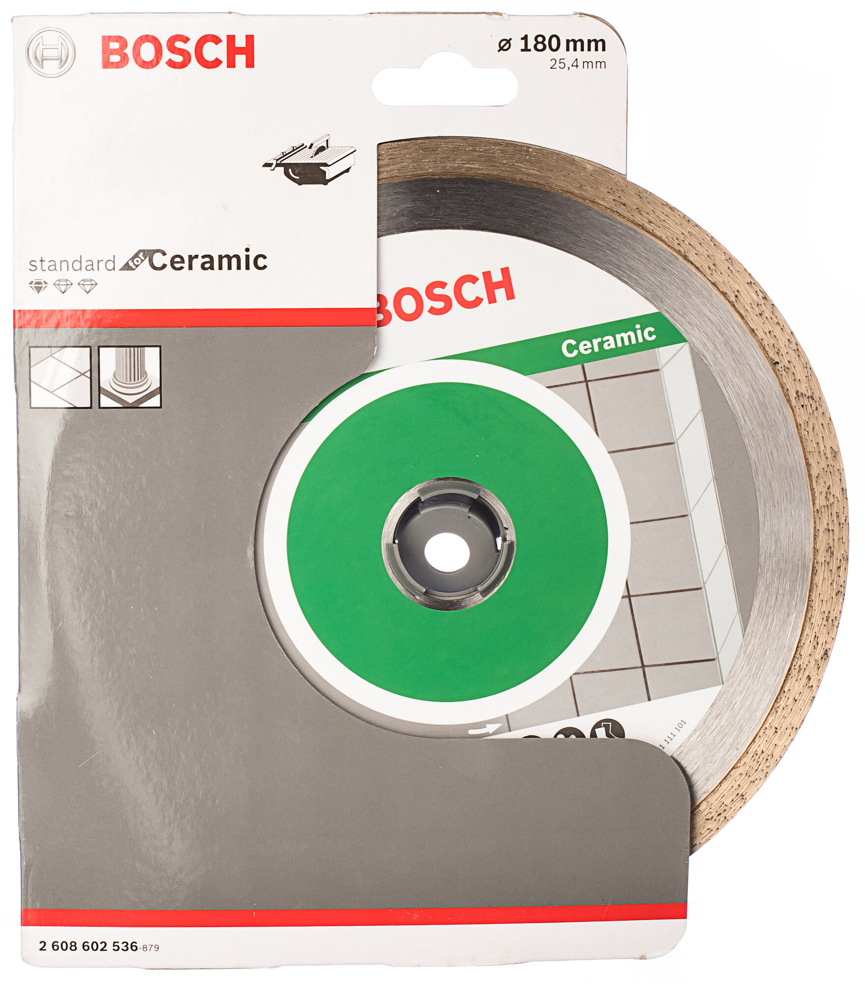 Bosch Алмазный диск STANDARD for Ceramic180-25, 4 2608602536