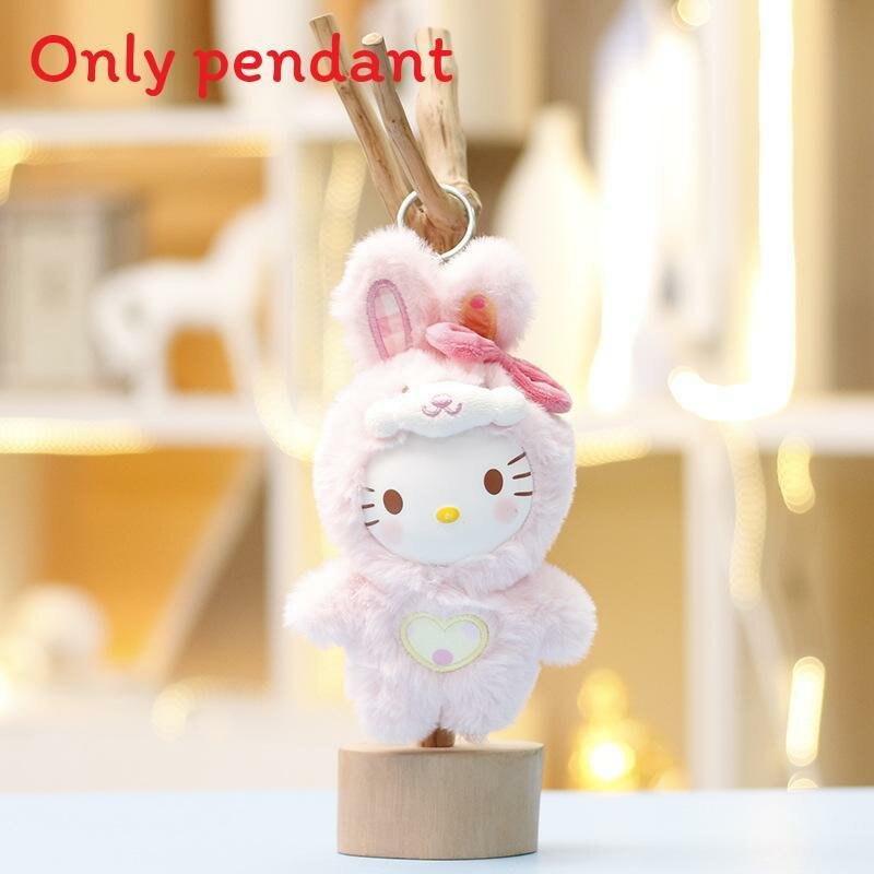 Милый кролик дизайн курамии cinnamoroll my melody мягкая игрушка кулон для украшений и коллекционеров хелло китти